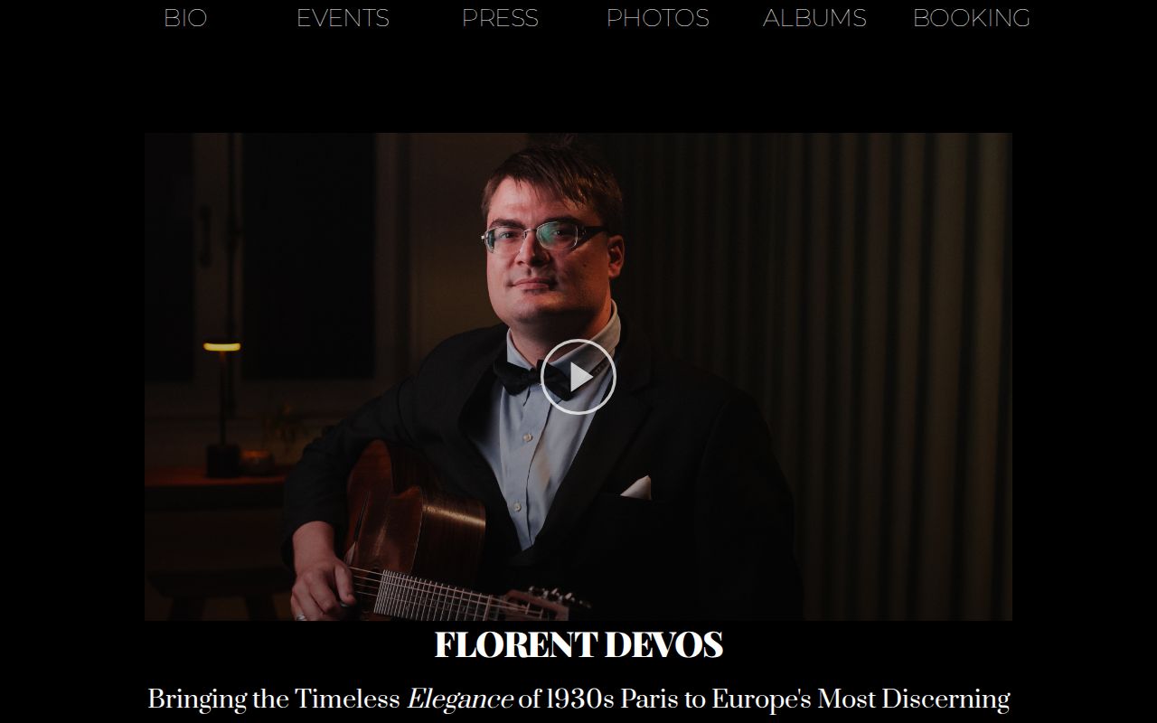 Florent Devos Official Website